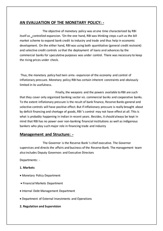 Rbi reserve bank india | PDF