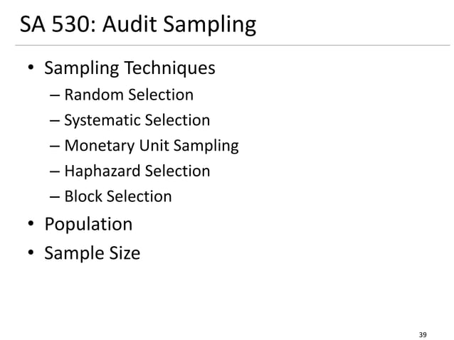Risk Based Internal Audit and Sampling Techniques | PDF | Financial Regulation | Economy