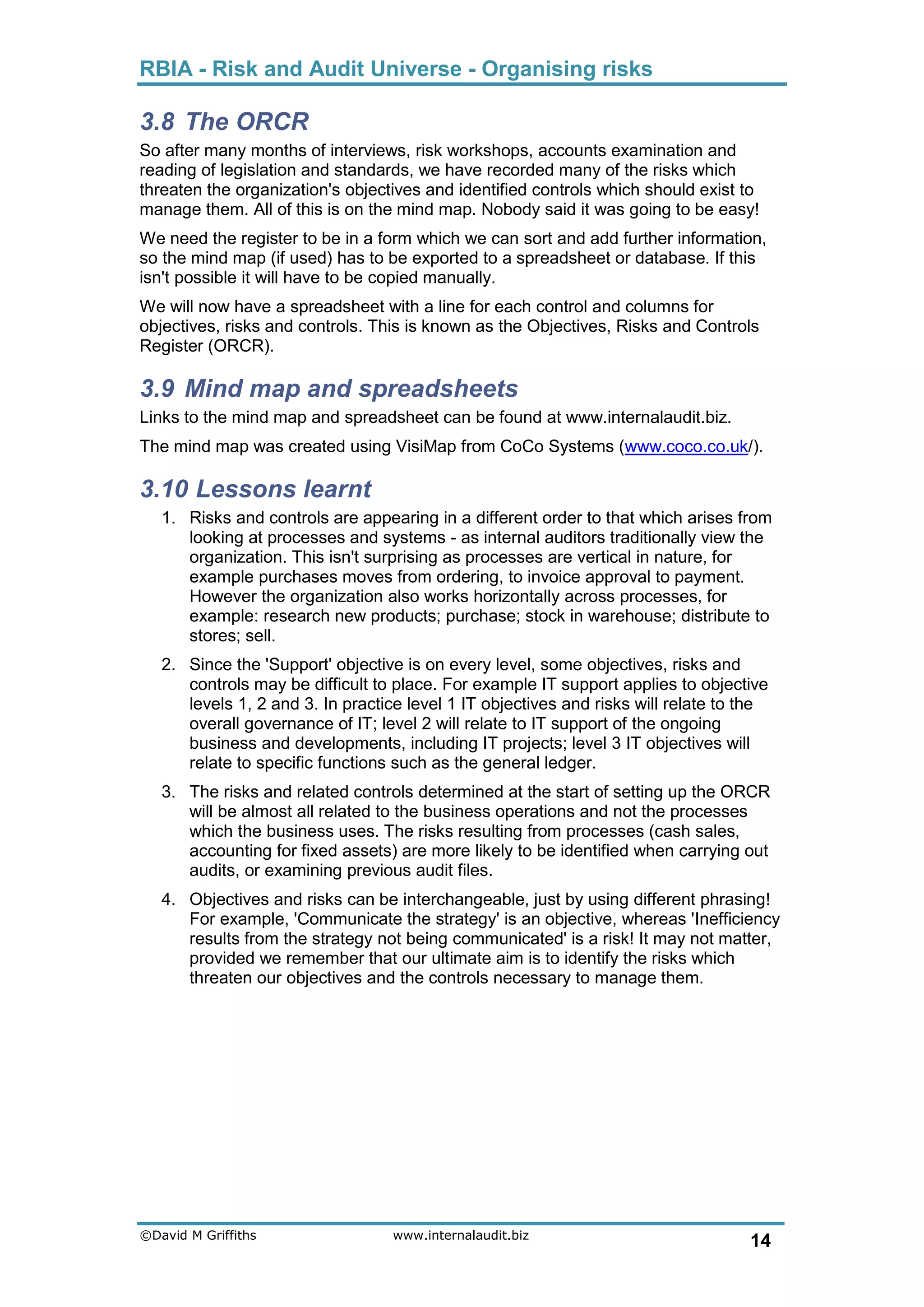 Compiling an internal audit universe | PDF