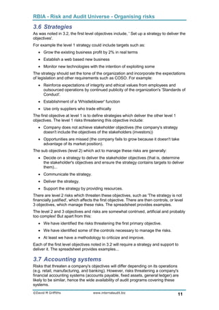 Compiling an internal audit universe | PDF