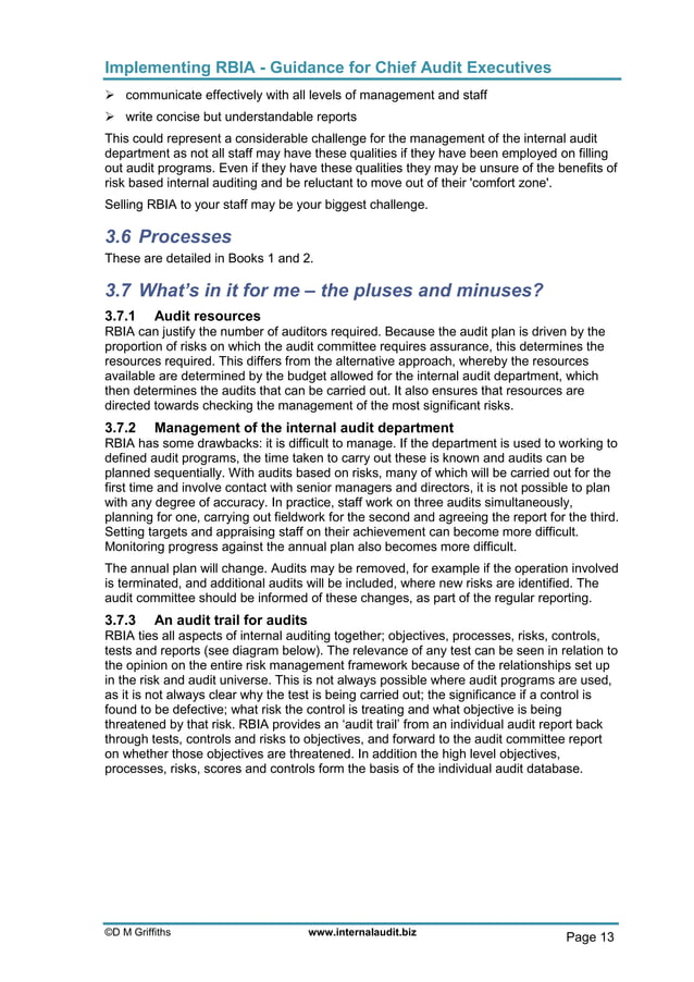 Implementing internal audit into an organisation | PDF