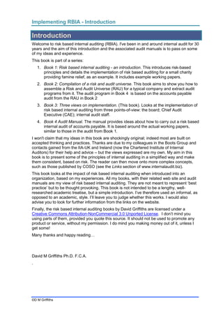 Implementing internal audit into an organisation | PDF