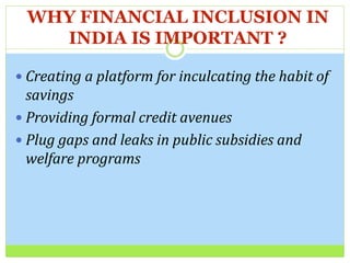 RBI AND Govt Initiative to FI | PPT