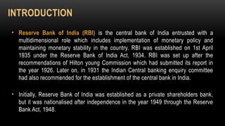 Reserve Bank of India and Monetary Policy.pptx