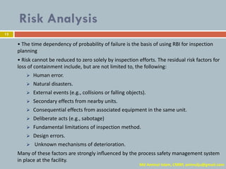 Risk-Based Inspection (RBI) by aminul islam | PDF