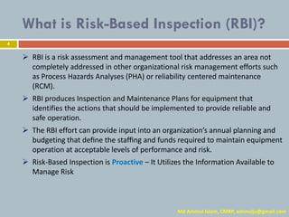 Risk-Based Inspection (RBI) by aminul islam | PDF