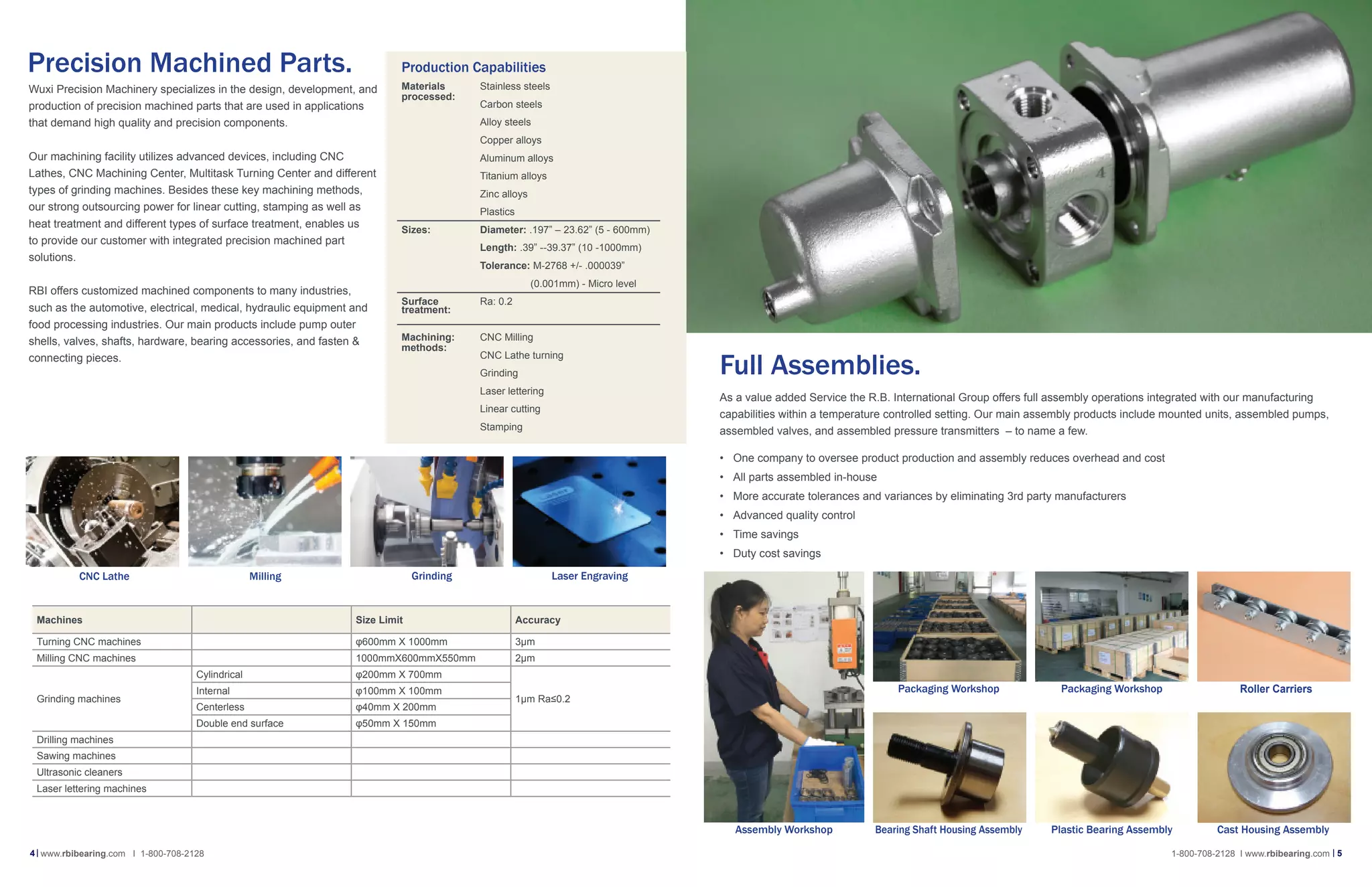 RBI CASTINGS AND PRECISION MACHINE PARTS | PDF