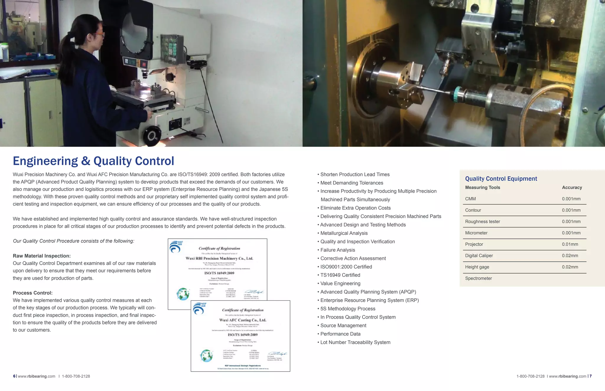 RBI CASTINGS AND PRECISION MACHINE PARTS | PDF