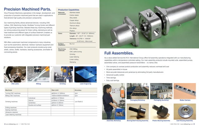 RBI CASTINGS AND PRECISION MACHINE PARTS | PDF
