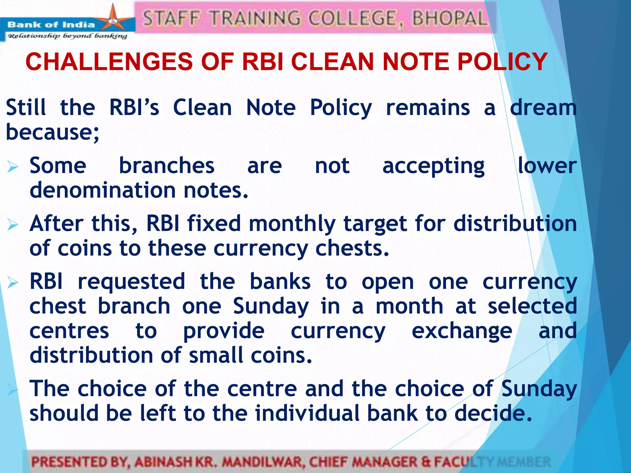 RBI Clean Note Policy, Detection of Counterfeit Notes & Note Refund ...