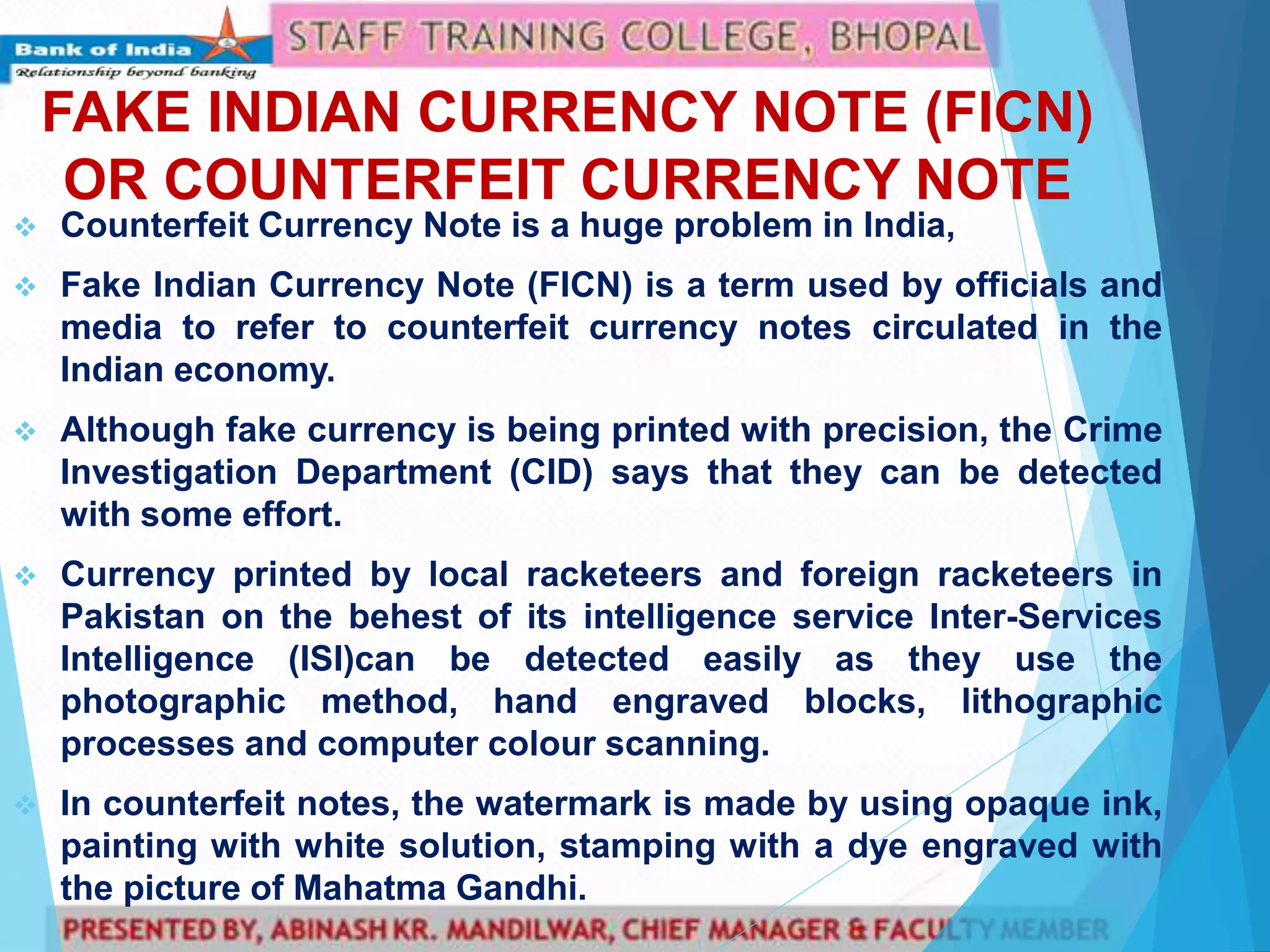 RBI Clean Note Policy, Detection of Counterfeit Notes & Note Refund ...