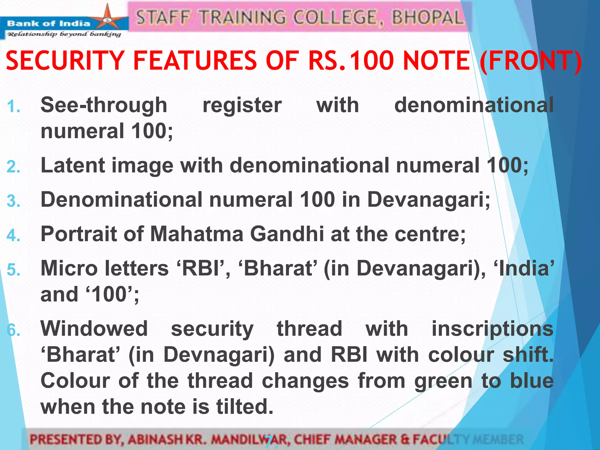 RBI Clean Note Policy, Detection of Counterfeit Notes & Note Refund ...