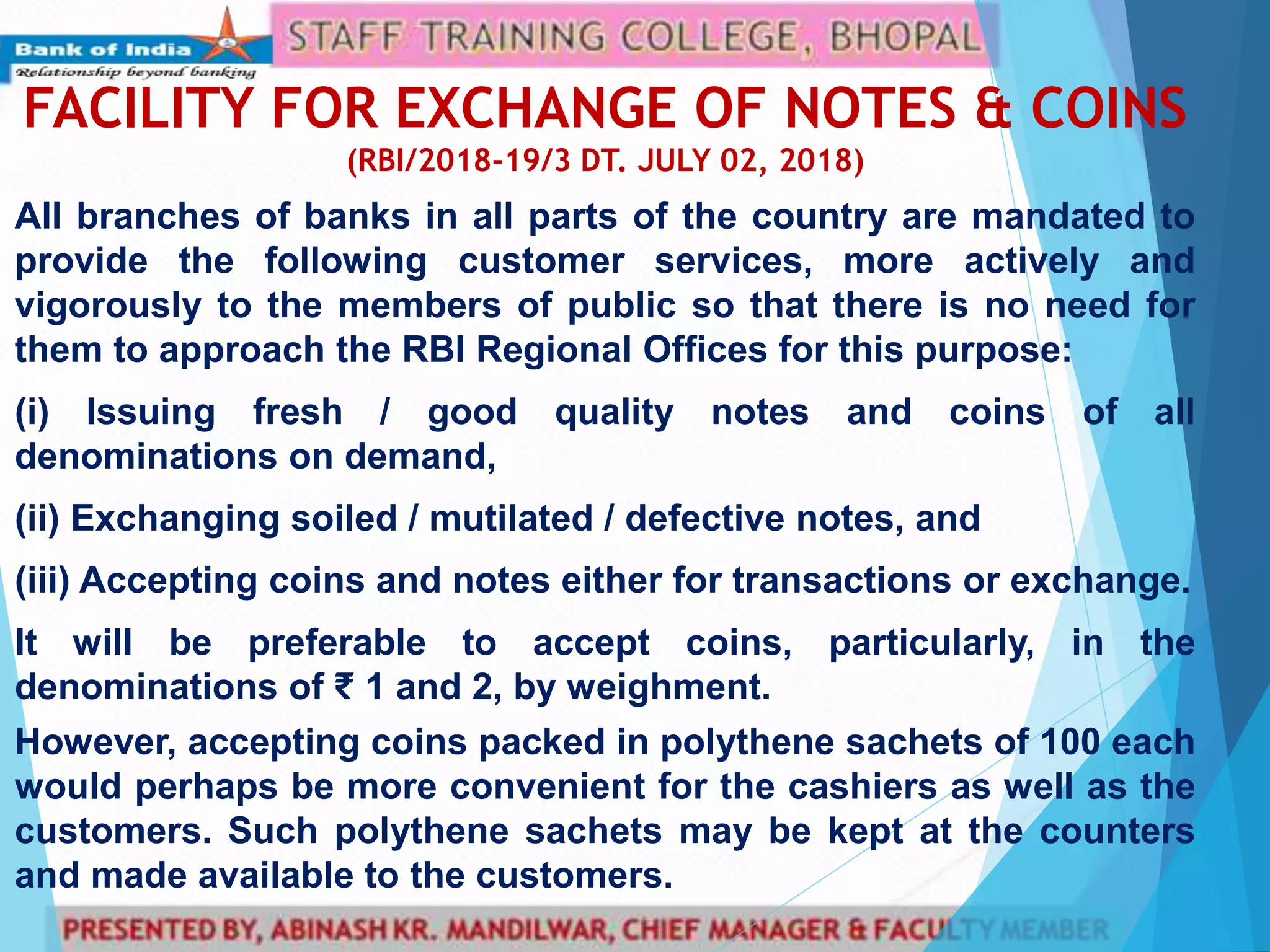 RBI Clean Note Policy, Detection of Counterfeit Notes & Note Refund ...