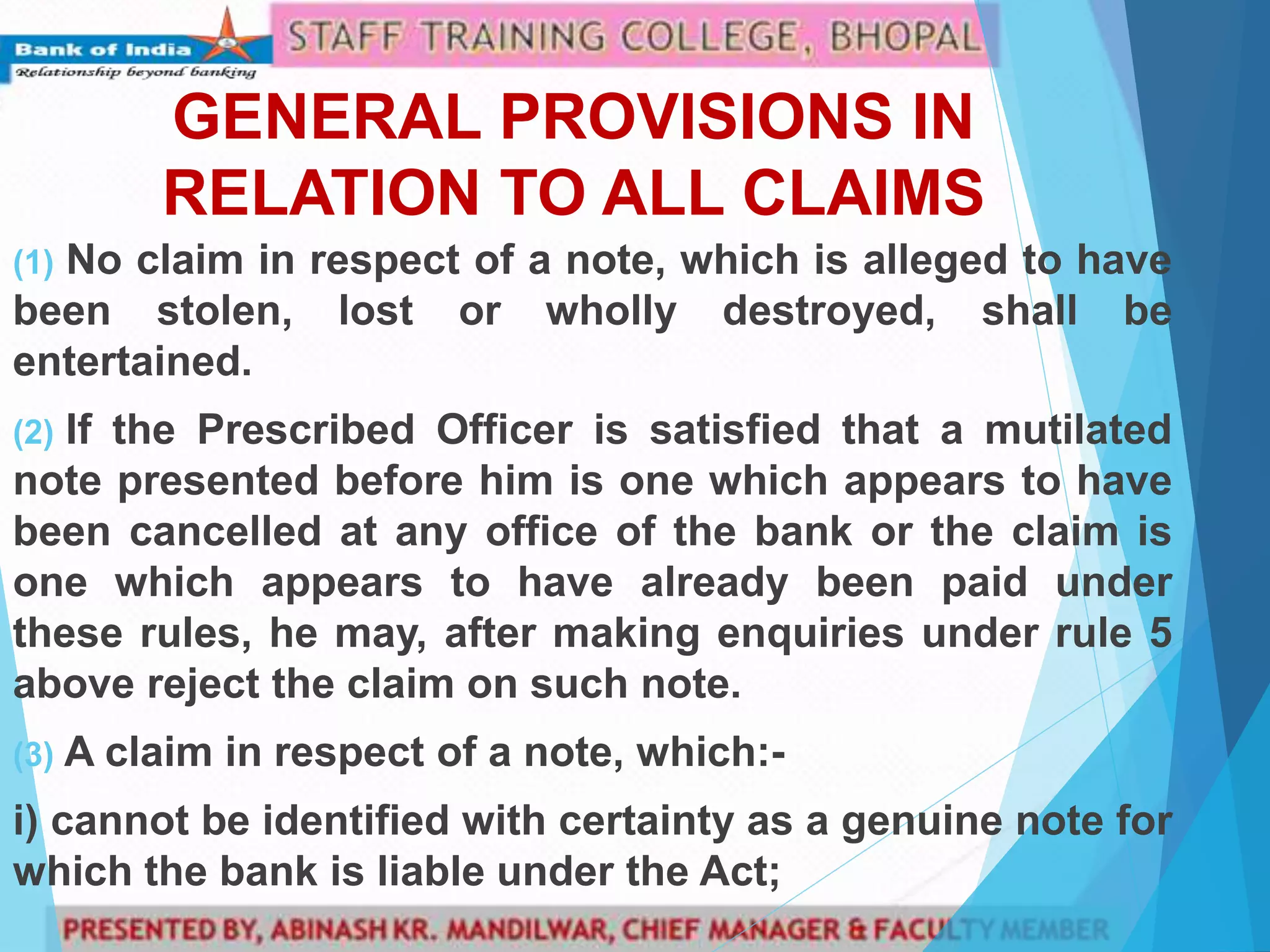 RBI Clean Note Policy, Detection of Counterfeit Notes & Note Refund ...