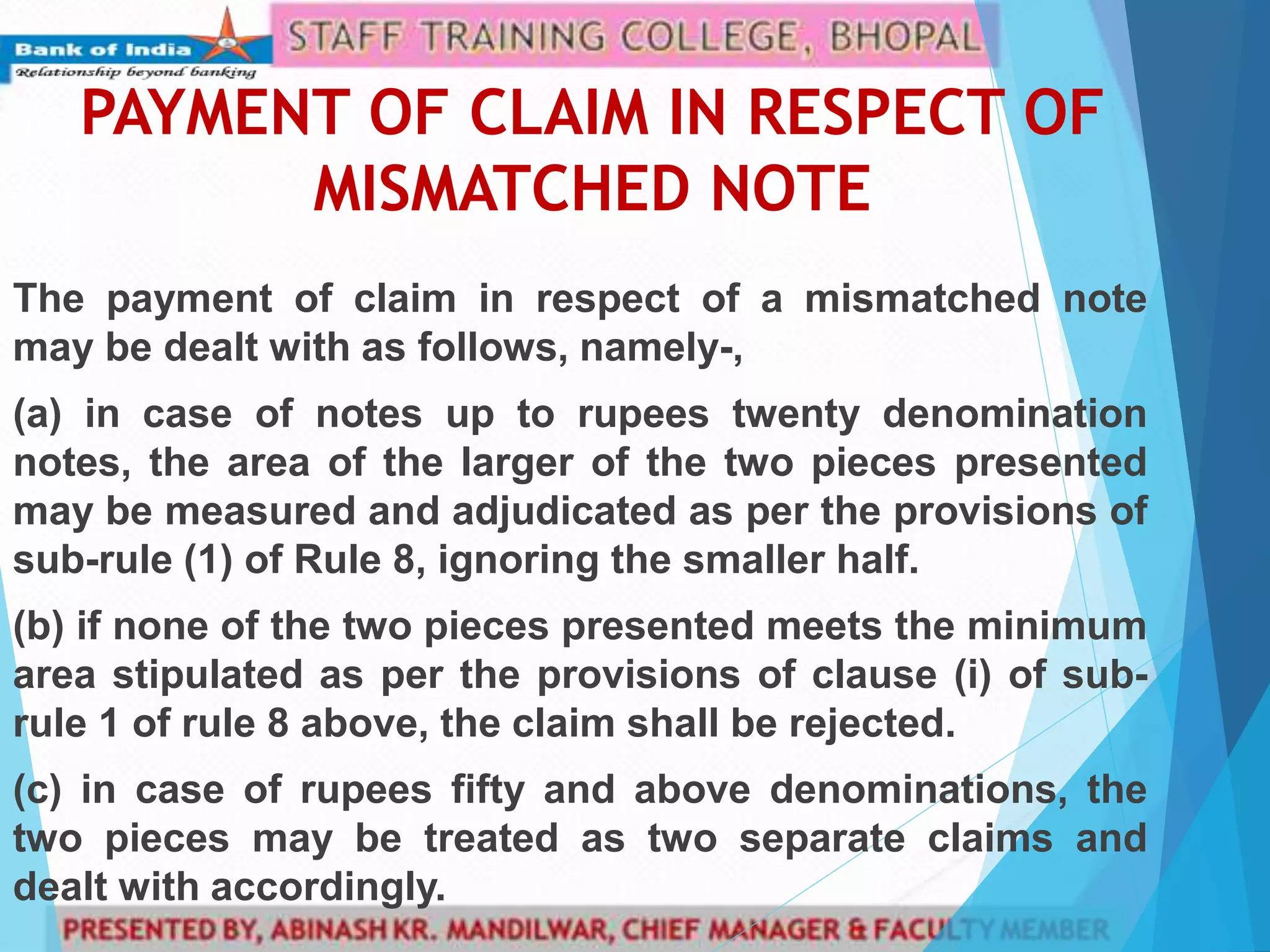 RBI Clean Note Policy, Detection of Counterfeit Notes & Note Refund ...