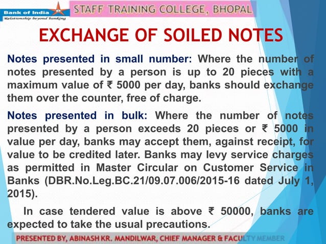 RBI Clean Note Policy, Detection of Counterfeit Notes & Note Refund ...