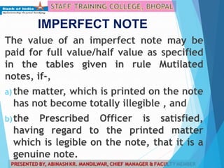RBI Clean Note Policy, Detection of Counterfeit Notes & Note Refund ...