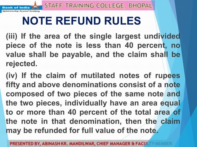 RBI Clean Note Policy, Detection of Counterfeit Notes & Note Refund ...