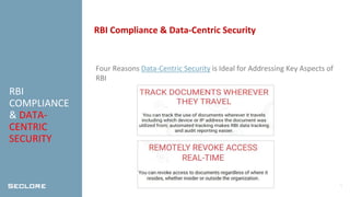 Rbi compliance and Data Centric Security | PPTX