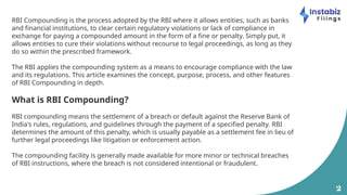 RBI Compounding Explained: Easy Steps to Understand | PPTX