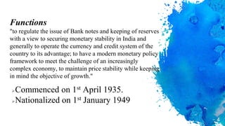 Rbi credit policies | PPT