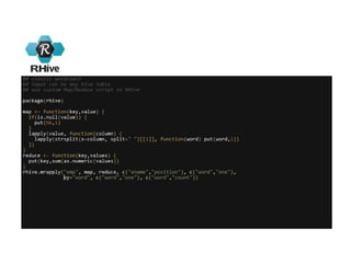R & big data analysis 20120531 | PPTX