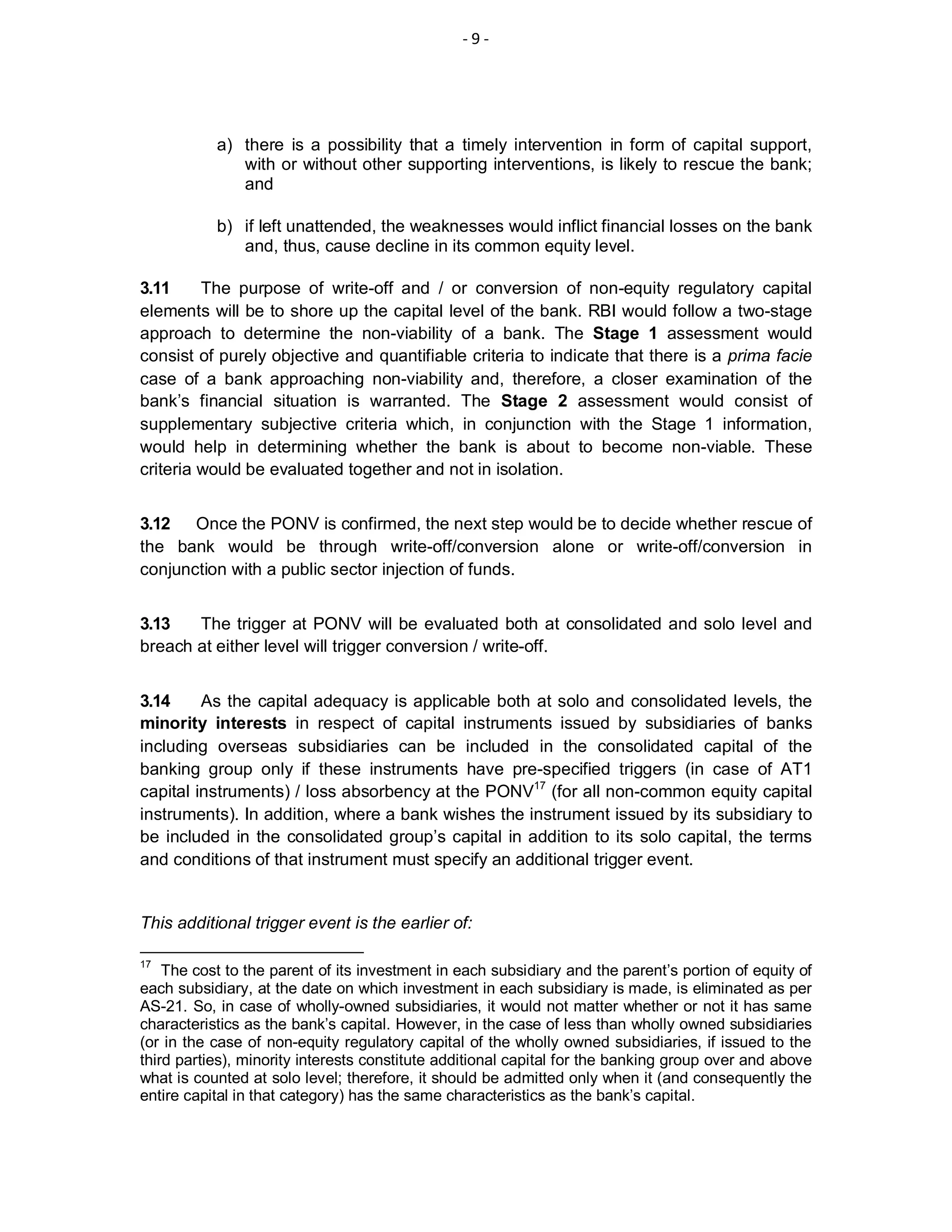 Rbi guideline for basel iii | PDF