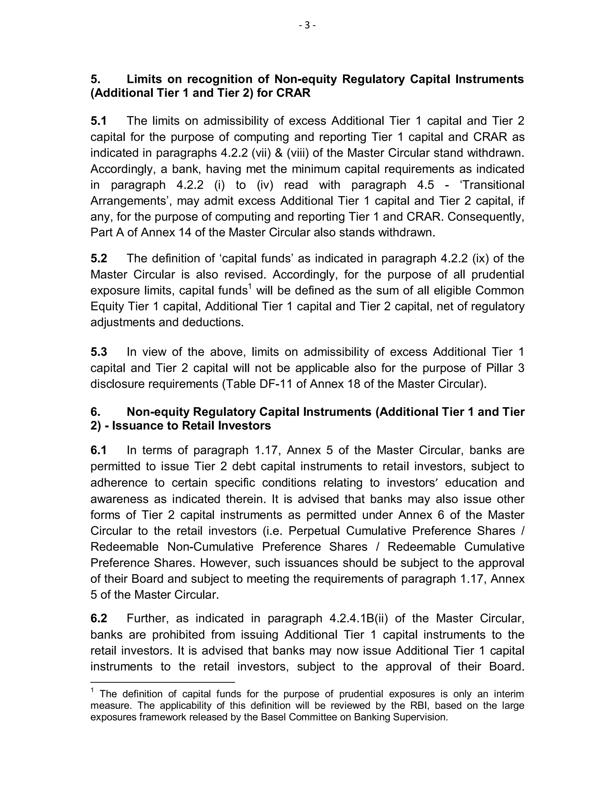 Rbi guideline for basel iii | PDF