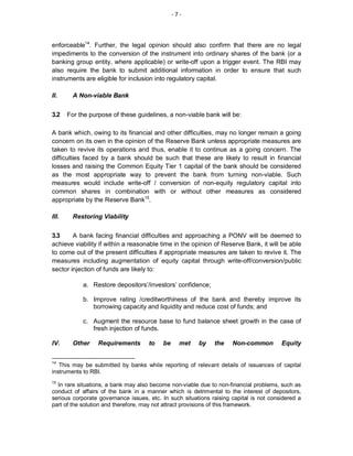 Rbi guideline for basel iii | PDF