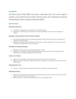 Rbi intervention in foreign exchange market | PDF