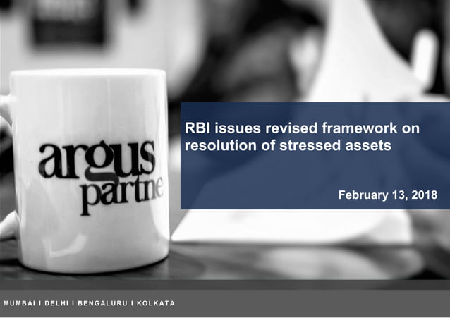 RBI Issues Revised Framework on Stressed Assets | PDF