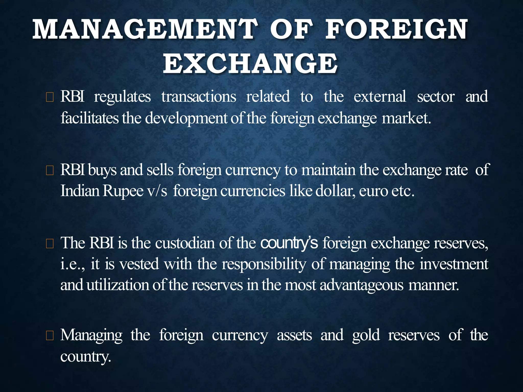 Rbi ppt ROle and fuctions in Indian Economy | PPTX