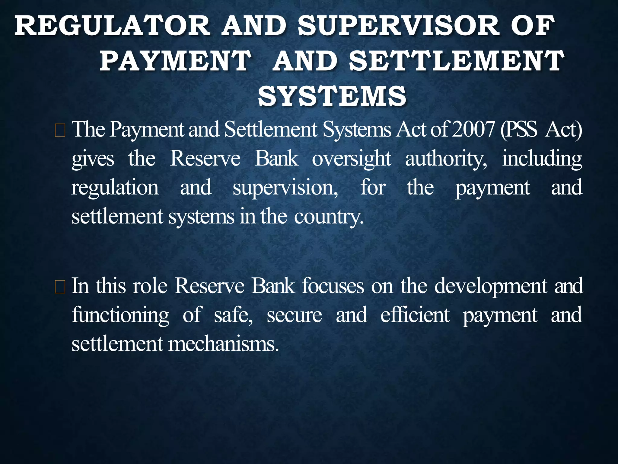 Rbi ppt ROle and fuctions in Indian Economy | PPTX