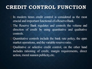 Rbi ppt ROle and fuctions in Indian Economy | PPTX