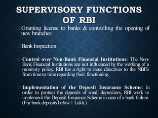 Rbi ppt ROle and fuctions in Indian Economy | PPTX