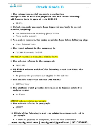 RBI PYPs ESI 2017-23 uploaded by official channel of crackgradeb | PDF