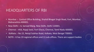 RBI(reserve bank of india) | PPTX