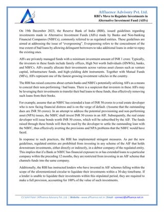 RBI's Move to Regulate Investments in Alternative Investment Fund (AIFs).pdf