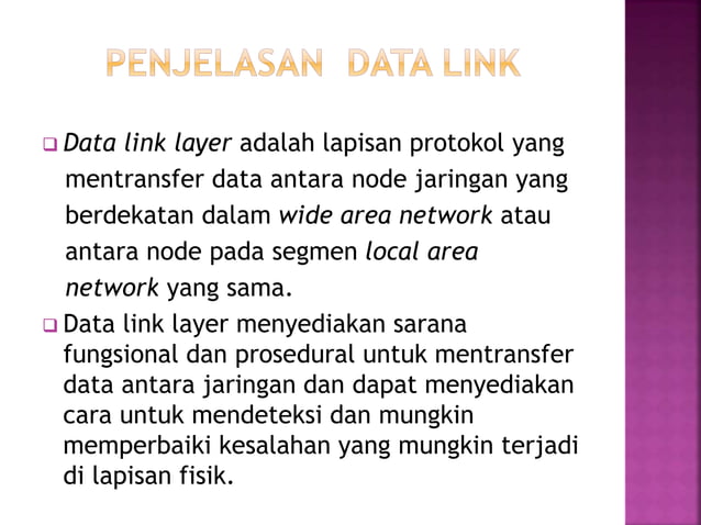 DATA LINK - OSI LAYER | PPTX