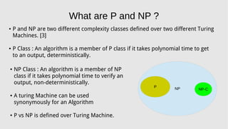 A comprehensive view on P vs NP | PDF