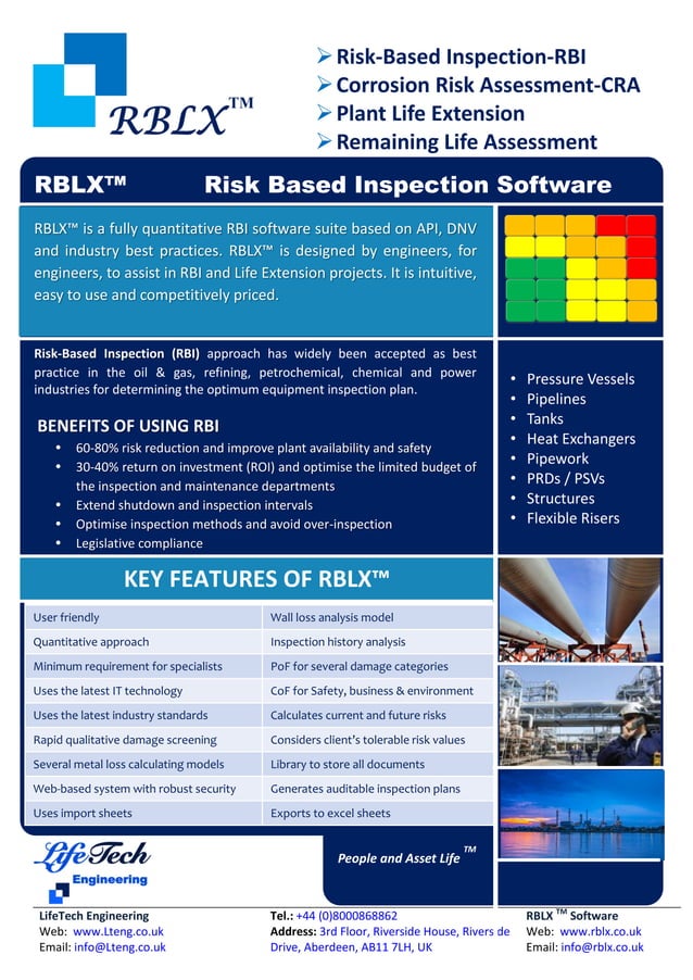 Risk Based Inspection-RBI | PDF | Technology & Computing