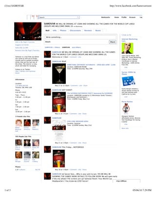 RBM - Samovar Room A Social Media Case Study1 | PDF