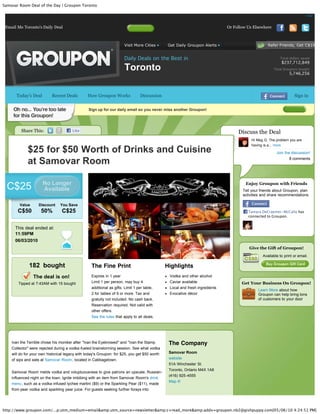 RBM - Samovar Room A Social Media Case Study1 | PDF