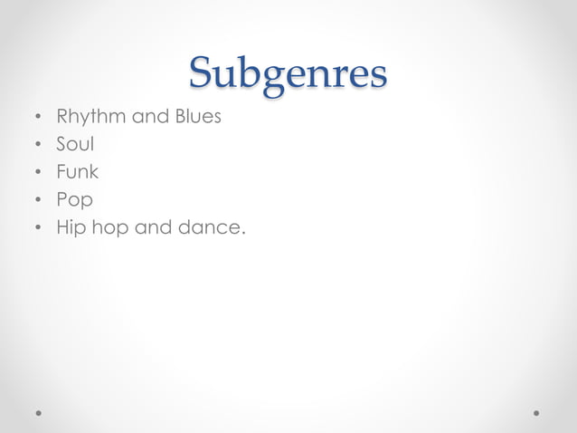 R&B MUSIC | PPTX | R&B/Soul/Funk | Music