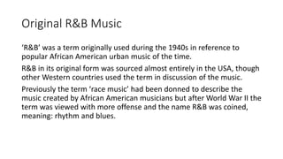 R&b music | PPTX