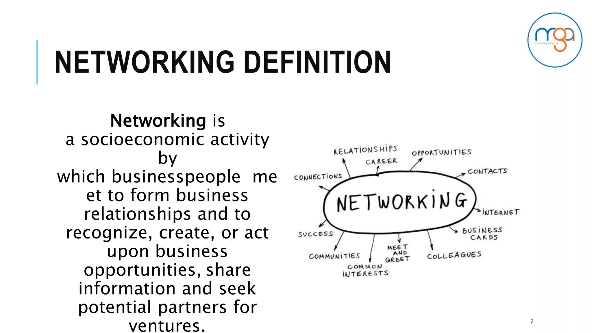 Relationship building & networking | PPTX