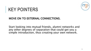 Relationship building & networking | PPTX