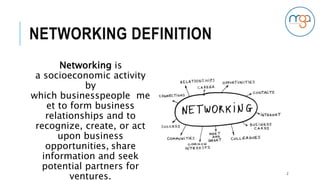 Relationship building & networking | PPTX