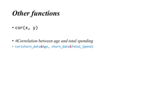 R analysis and data integration for dummies | PPT