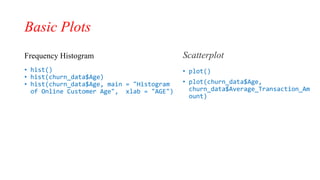 R analysis and data integration for dummies | PPT